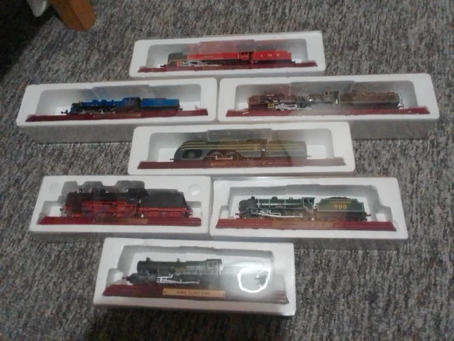 7× ATLAS EDITIONS Static Steam Engines On Display Plinths. £37.12 ...