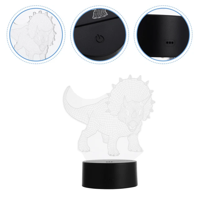 3D NIGHT LIGHT Led Optical Illusion Lamps 3d Touch Night Lamp £18.78 ...