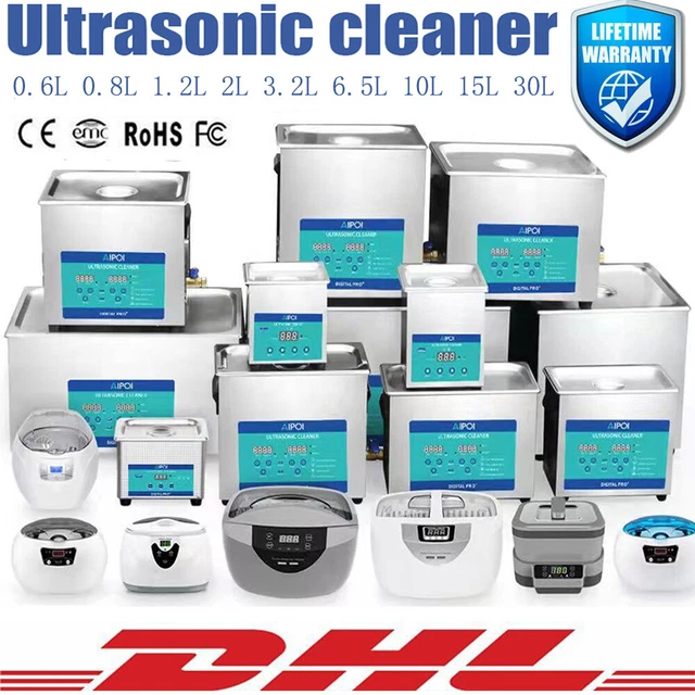 PROFESSIONAL DIGITAL ULTRASONIC Cleaner Ultra Sonic Bath Cleaning Tank ...