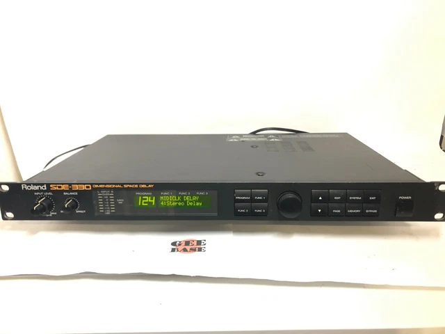ROLAND SDE-330 330 Digital Delay Rack Effect Vintage Working Free Ship ...