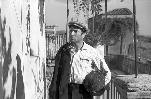 ITALIAN ACTOR RAF Vallone Acting On The Set Carne Inquiet 2 Film Star ...