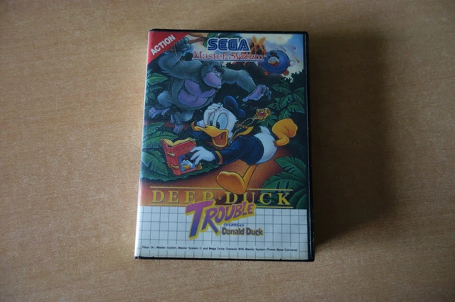 DEEP DUCK TROUBLE Starring Donald Duck Jeu Sega Master System Complet ...