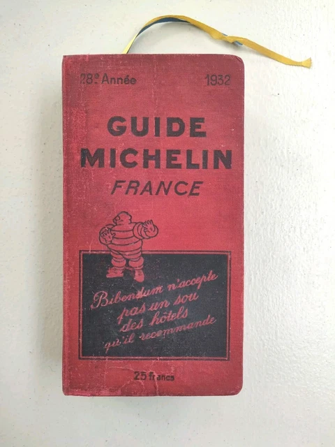 GUIDE MICHELIN ROUGE 1928 /28e Année - EUR 30,00 - PicClick FR