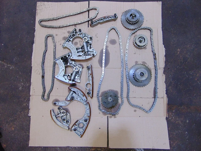 AUDI R8 4.2 Fsi V8 Byh Timing Chain Kit Engine Guide Tensioner Complete ...