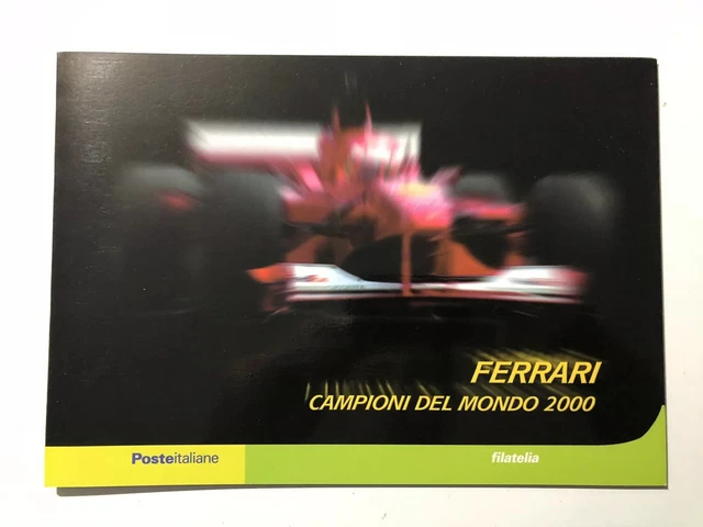 2001 FOLDER FERRARI Campione del Mondo F1 Formula 1 2000 Italy Italien Italie EUR 14,99 ...