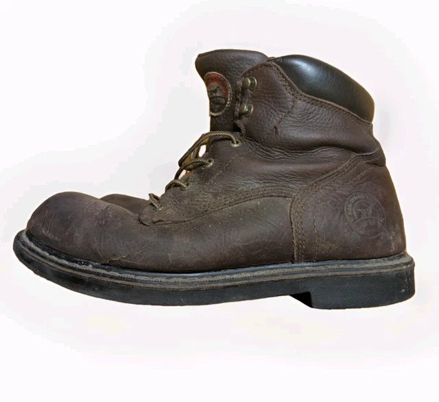 11.5 D RED Wing Irish Setter 83603 Genuine Brown Leather Soft Mens Work ...