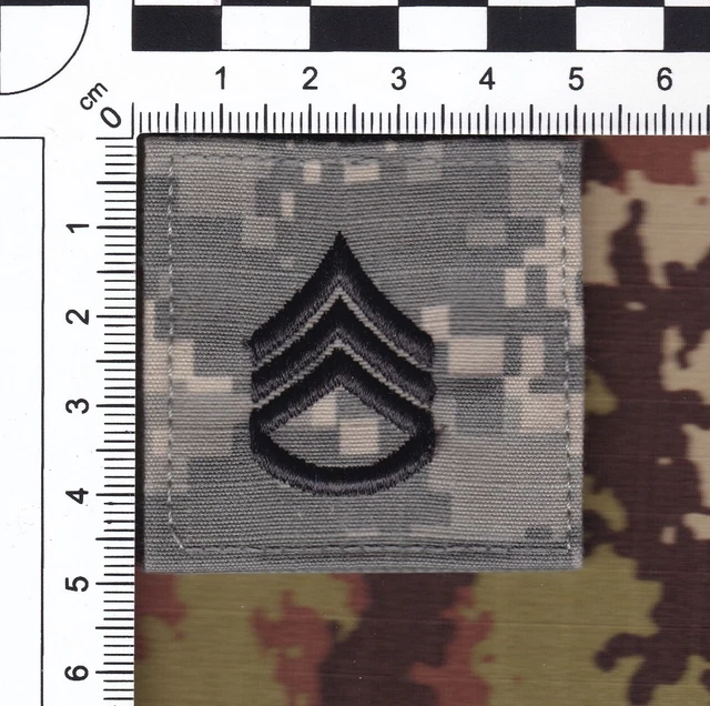 US ARMY UCP Rank- Staff Sergeant (SSG / E-6 ) with Hook Fastener EUR 2 ...