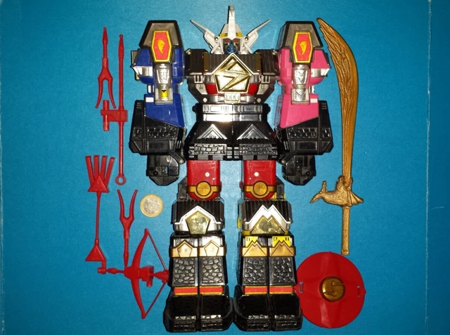 SHOGUN MEGAZORD POWER Rangers Deluxe 10" Bandai 1993 Sentai Kakuranger ...