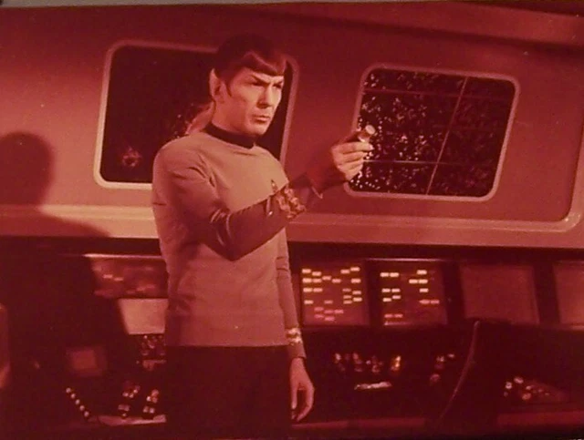 RARE 1960S STAR TREK "SPOCK ON THE BRIDGE"~35mm FILM CLIP/SLIDE~LOT 166 ...