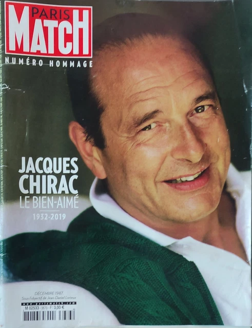 PARIS - MATCH n° hommage à JACQUES CHIRAC - N°3673 Du 3 au 9 octobre ...