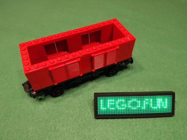 LEGO® 12V 7730 Waggon rot Eisenbahn / wagon red train (7727 7750 7755 ...