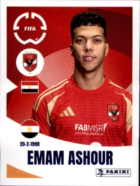 PANINI FIFA CLUB World Cup 2025 Sticker 48 - Emam Ashour - Al Ahly SC ...