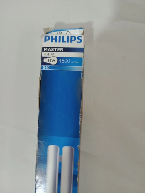 PHILIPS MASTER PL-L 55W 840/4P 2G11 4000K Cool White Fluorescent Light ...