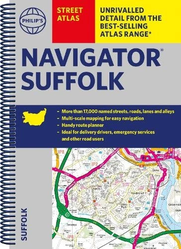 PHILIP'S MAPS PHILIP'S Navigator Street Atlas Suffol (Encuadernación de ...