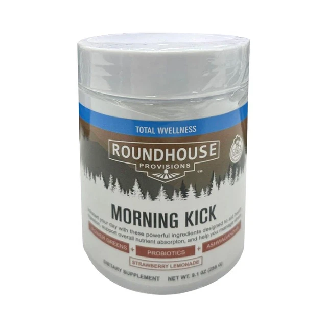 2PCS MORNING KICK, Greens SuperfoodPowder Supplement with Ashw aganda ...