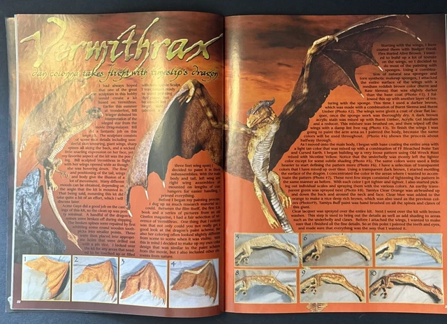 DRAGONSLAYER 1981 - Vermithrax Dragon Resin Kit 3 ft. Wingspan $1,295. ...