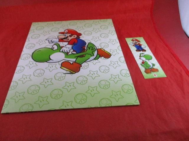 CLUB NINTENDO SUPER Mario Bros. Paper/Plastic Folder Set 3 Piece 2009 £ ...