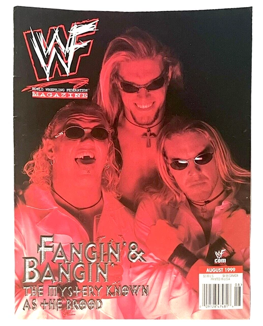 WWF WWE THE Brood August 1999 Wrestling Magazine Fully Complete Edge ...