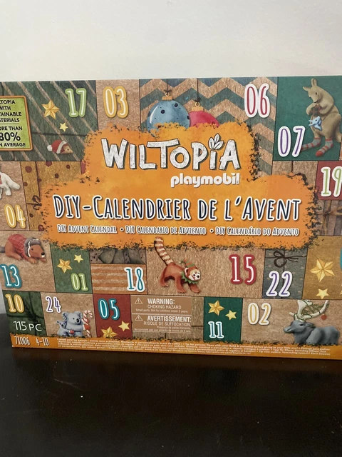 PLAYMOBIL WILTOPIA CALENDRIER de l'Avent réf 71006 dès 4 ans EUR 35,00 ...