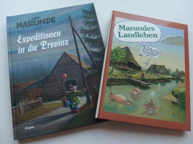 2 MARUNDE LANDLEBEN + Expeditionen in die Provinz Cartoon Impressionen ...