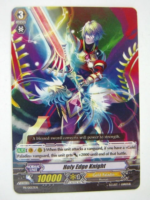 VANGUARD PROMO CARDS: HOLY EDGE KNIGHT # 13F98 EUR 1,50 - PicClick FR