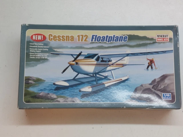 MINICRAFT MODEL KIT Cessna 172 Floatplane 1/48 scale £45.00 - PicClick UK