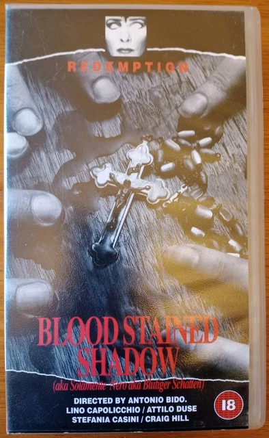 BLOOD STAINED SHADOW - Redemption Films Pal Vhs Video 1978 £8.95 ...