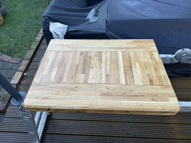 SNAP ON SOLID oak (40mm) work top to fit 26” Roll Cab £135.00 - PicClick UK