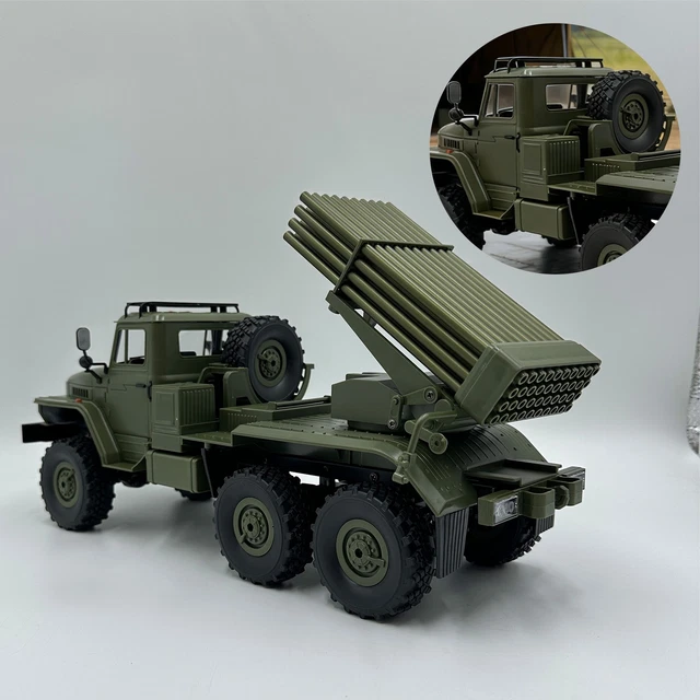 WPL BM-21 1:16 Rocket Launcher RC Car Mini Truck Remote Control Car ...