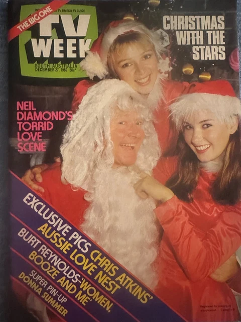 TV WEEK MAGAZINE - 1980 - Neil Diamond, Christopher Atkins, Donna ...