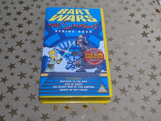 UNTESTED THE SIMPSONS Strike Back Bart Wars VHS Video Tape Cassette £4. ...
