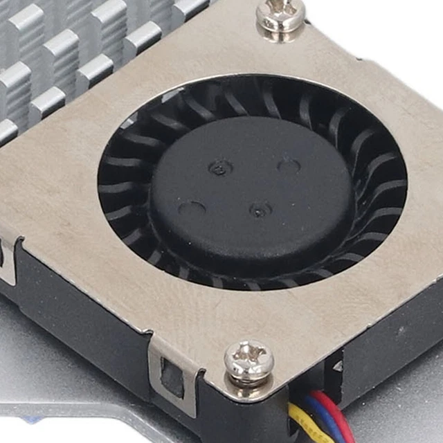 FOR PI 5 Active Cooler PWM Control Fan Aluminum Alloy Heatsink ...