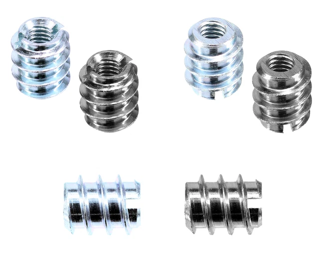 EINSCHRAUBMUTTERN MUFFEN GEWINDEEINSÄTZE DIN 7965 blank verzinkt ...