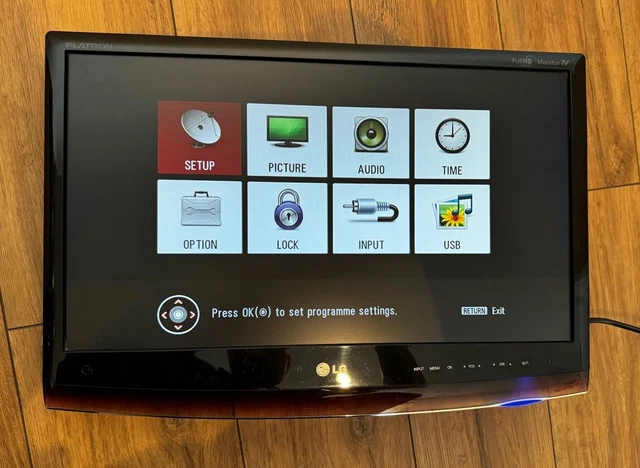 LG FLATRON M2262D 22 Inch 1080p 60Hz Full HD LCD TV / PC Monitor, Good ...