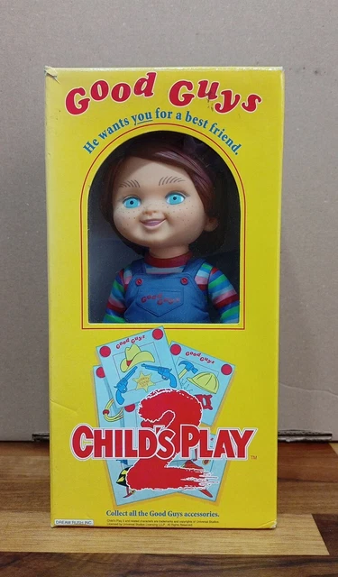 CHILDS PLAY 2 'Good Guys' (Chucky) bobbin head, Money Box. Boxed unused ...