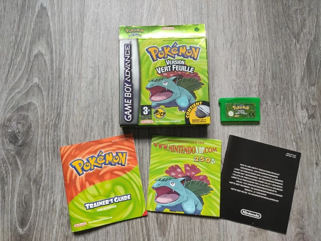 POKEMON VERT FEUILLE Gameboy Advance Pal Fra Pokémon LeafGreen EUR 249 ...