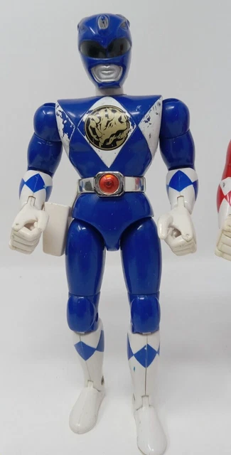 POWER RANGERS RED And Blue Ranger 8 Inch Vintage Action Figure 1993 ...