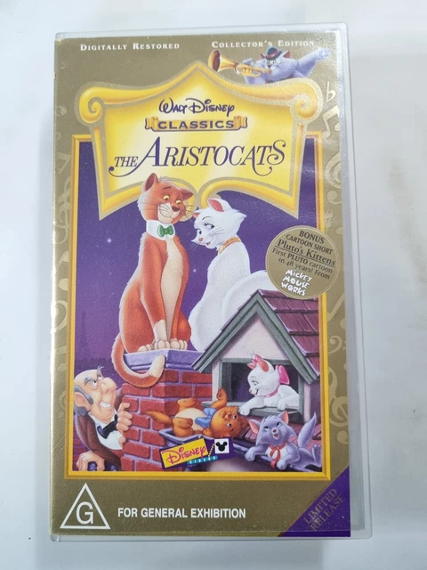 THE ARISTOCATS WALT Disney Classics bonus cartoon short Pluto's kitten ...