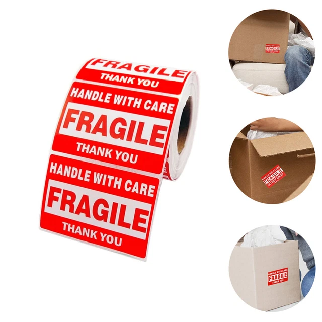 FRAGILE STICKERS ÉTIQUETTES Autocollantes D'avertissement Poignée ...