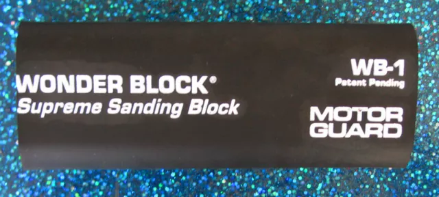 MOTOR GUARD WONDER BLOCK Sanding Block WB-1 WB 1 $13.02 - PicClick