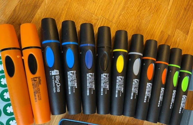 FLIPCHART-MARKER TINTE KLEBEPUNKTE Wachsmalblöcke Moderation ...