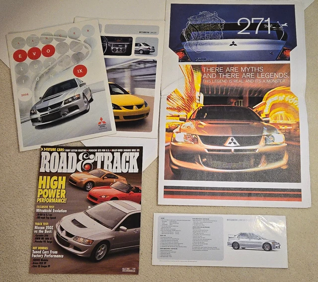 2003 2006 MITSUBISHI LANCER EVOLUTION VIII HUGE BROCHURE / 16 Page ...