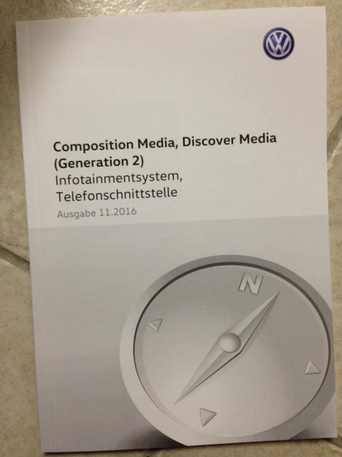 VW COMPOSITION MEDIA / DISCOVER MEDIA (génération 2) 2017 notice d ...