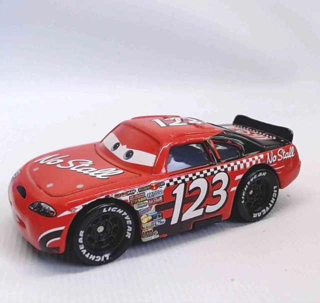DISNEY PIXAR CARS TODD MARKUS #123 NO STALL 2ND GEN 1:55 DIECAST Racing ...