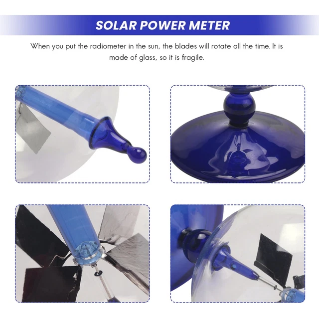 SOLAR RADIOMETER Sunlight Crookes Vanes Windmill Gift Home Desk7097 $37 ...