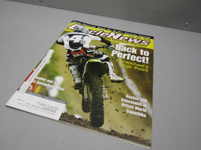 CYCLE NEWS NEWSPAPER June 7 2006 Number 22 Carmichael High Point Mx ...