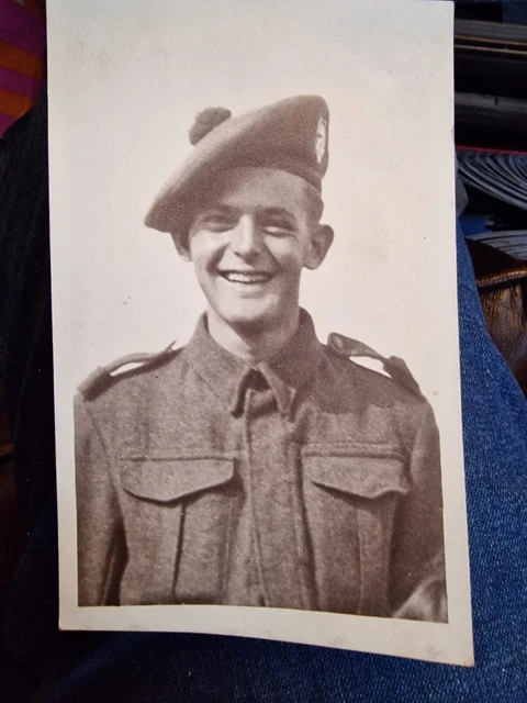 BRITISH SOLDIER PRIVATE HARRY SWAIN, WW2 ERA ORIGINAL PHOTO 135x85mm £2 ...