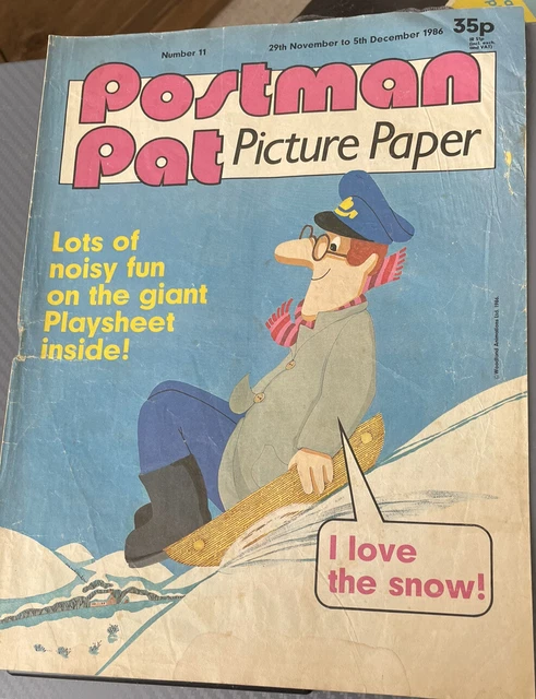 POSTMAN PAT PICTURE PAPER Number 11 £5.45 - PicClick UK