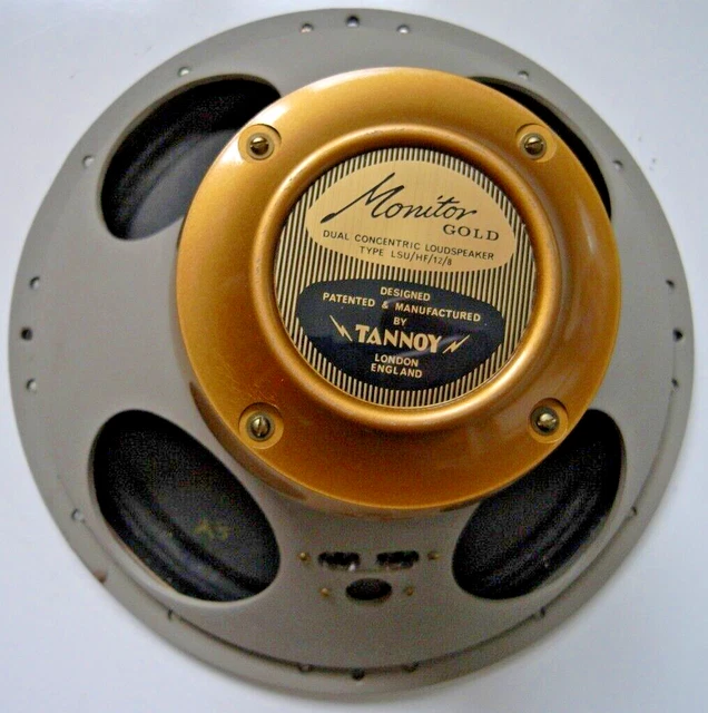 TANNOY 12& MONITOR Gold MK1 DC Alnico Speaker 1968 Chassis:81426 Cone:26 310 011 £595.00 ...