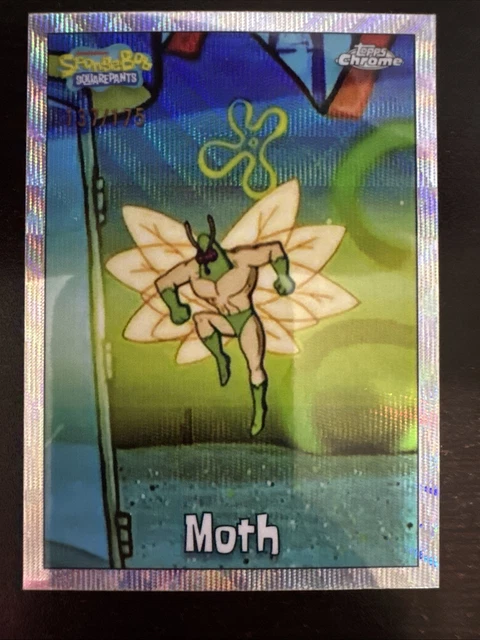 2025 TOPPS CHROME SpongeBob SquarePants 25th Anniversary #9 Moth Wave ...